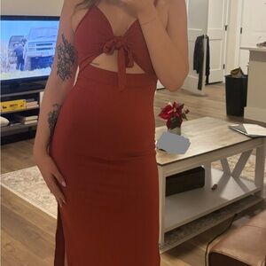 Dresses | Burnt Orange Sun Dress | Poshmark